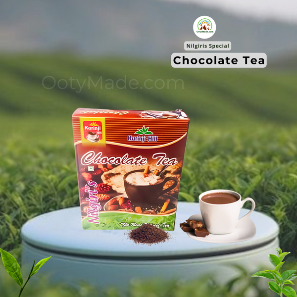 Nilgiris Chocolate Tea - Ooty's Premium Chocolate Tea Powder Blend of ...