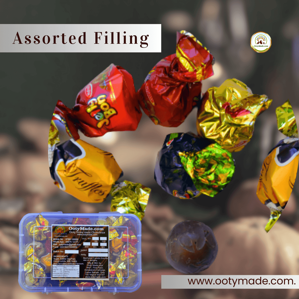 Mix Chocolate Box | Shop Delicious Assorted Chocolate Fruity Pack ...